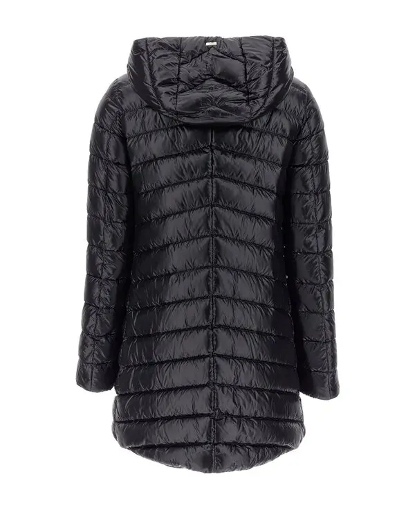 Herno Quilted Hooded Drawstring Puffer Jacket