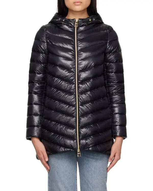 Herno Quilted Hooded Drawstring Puffer Jacket