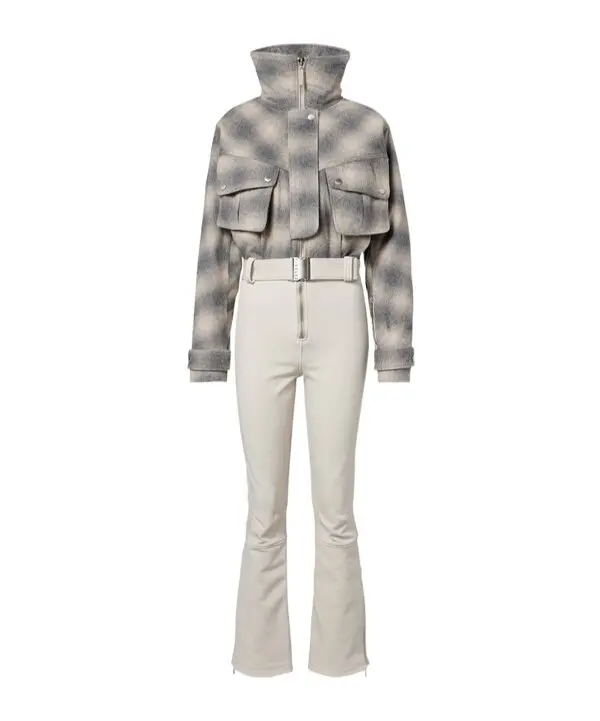 Cordova Plaid Onesie Ski Suit