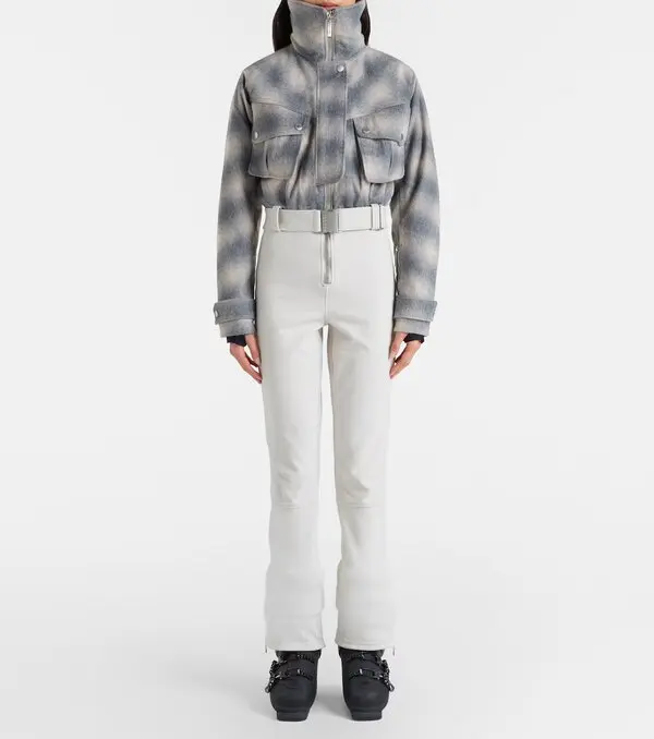 Cordova Plaid Onesie Ski Suit