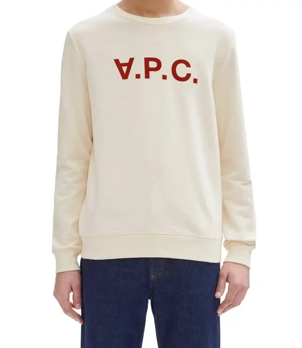 A.p.c. Logo Print Crewneck Sweatshirt