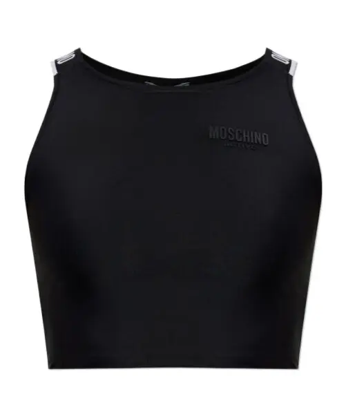 Moschino Rubberised Cropped Top