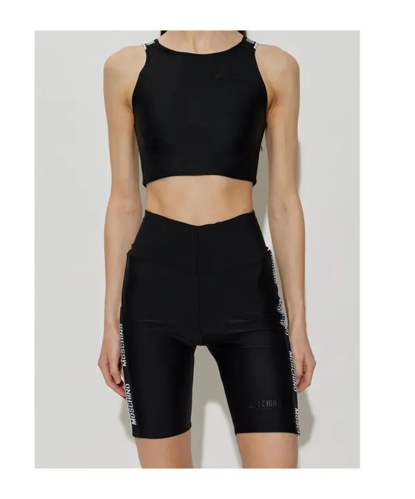 Moschino Rubberised Cropped Top