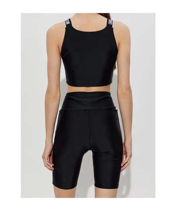 Moschino Rubberised Cropped Top