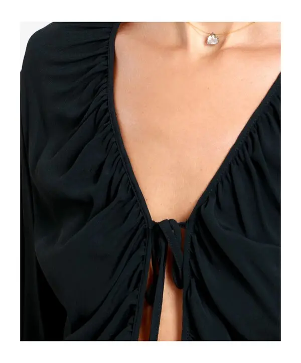 SEMICOUTURE Pleated Detail Blouse