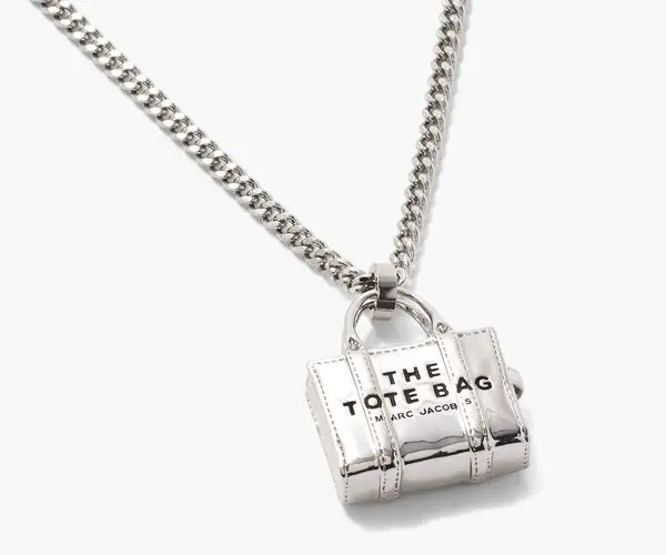 Marc Jacobs Logo Engraved The Tote Bag Necklace