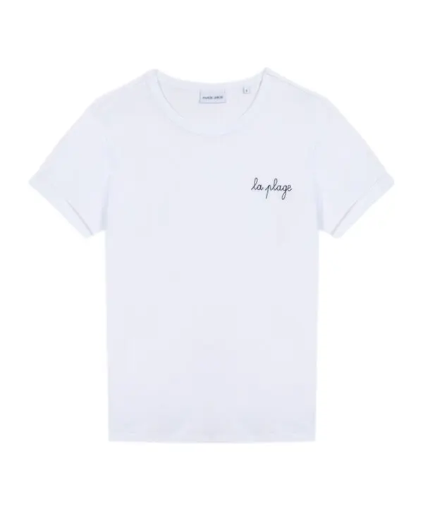 Maison Labiche La Plage Embroidered T-shirt