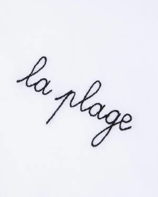 Maison Labiche La Plage Embroidered T-shirt