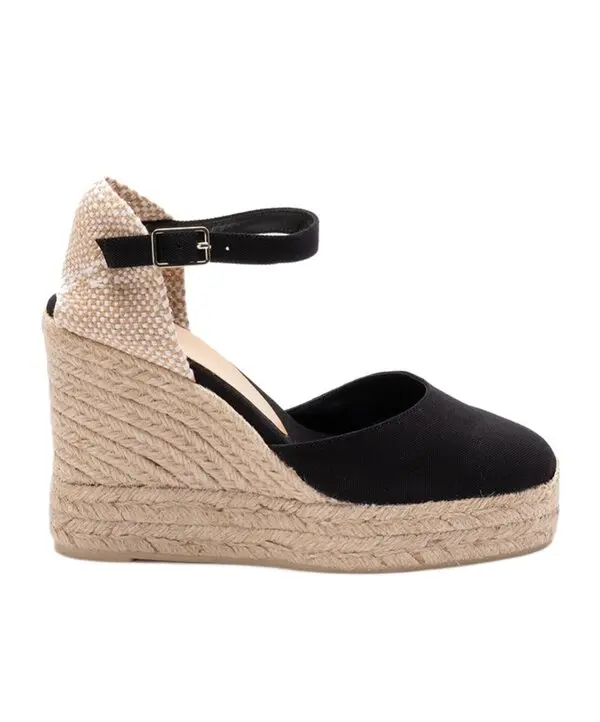 CastaÑer Carol Buckeld Wedge-heel Espadrilles