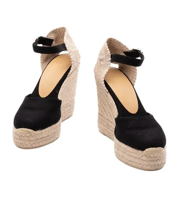 CastaÑer Carol Buckeld Wedge-heel Espadrilles