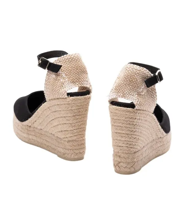CastaÑer Carol Buckeld Wedge-heel Espadrilles