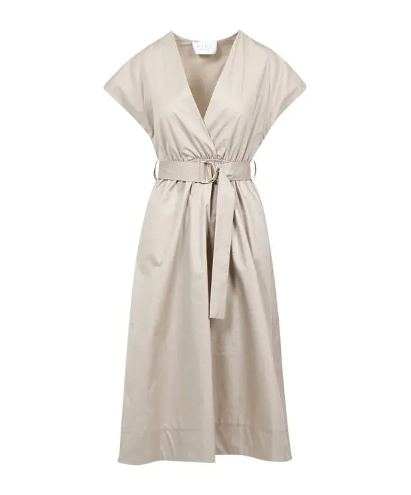 KAOS V-neck Dress - Nude