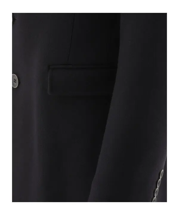 Herno Buttoned High Neck Long-sleeved Coat