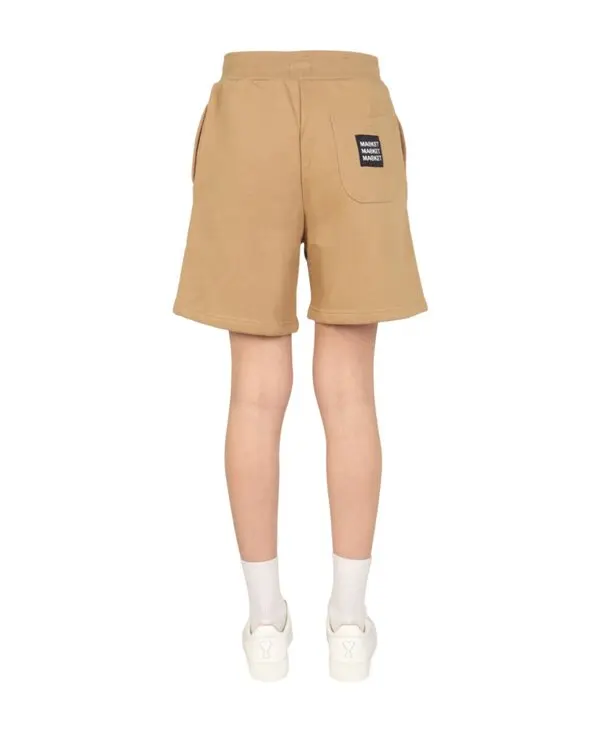 MARKET Logo Detailed Bermuda Shorts
