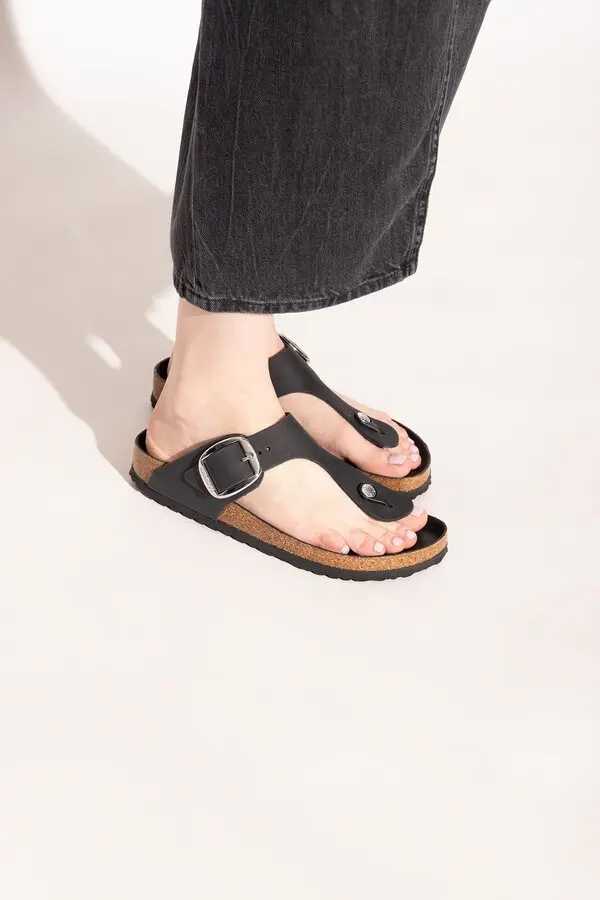 BIRKENSTOCK Logo Slippers