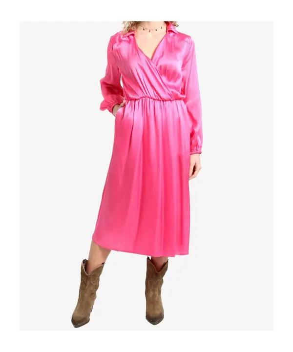 SEMICOUTURE Plunging V-neck Midi-dress