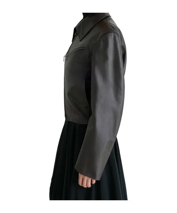 LEMAIRE Boxy Leather Blouson