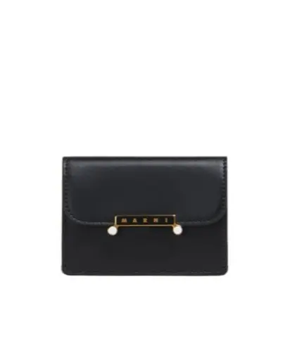 Marni Leather Envelope Card Holder