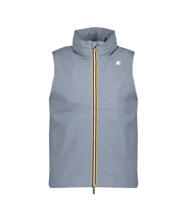 K-WAY Valen Sleeveless Jacket With Zip-up Closure - Gray