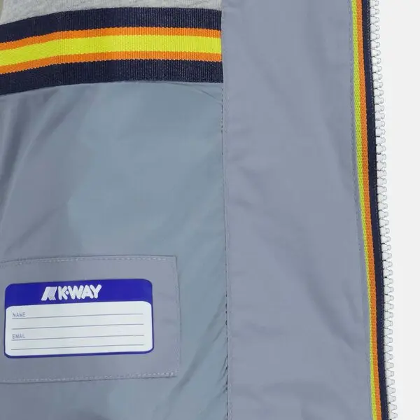 K-WAY Valen Sleeveless Jacket With Zip-up Closure - Gray