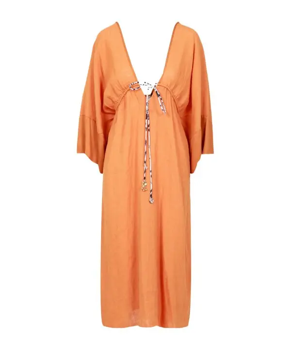OTTOD'AME Deep V Neckline Dress