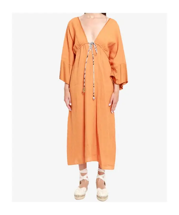 OTTOD'AME Deep V Neckline Dress