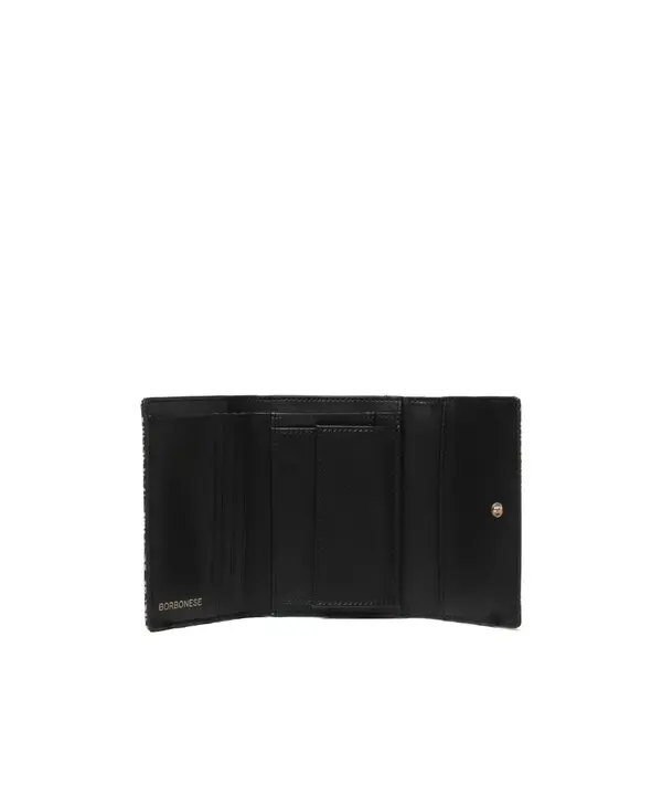 Borbonese Medium Tri-fold Wallet