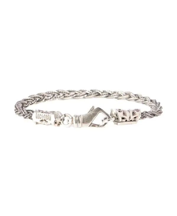 Emanuele Bicocchi Braided Silver Bracelet