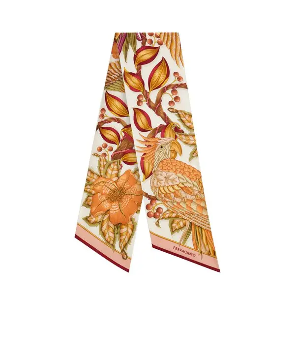 FERRAGAMO Parrots Print Bandeau
