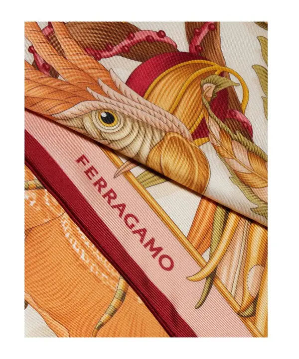 FERRAGAMO Parrots Print Bandeau