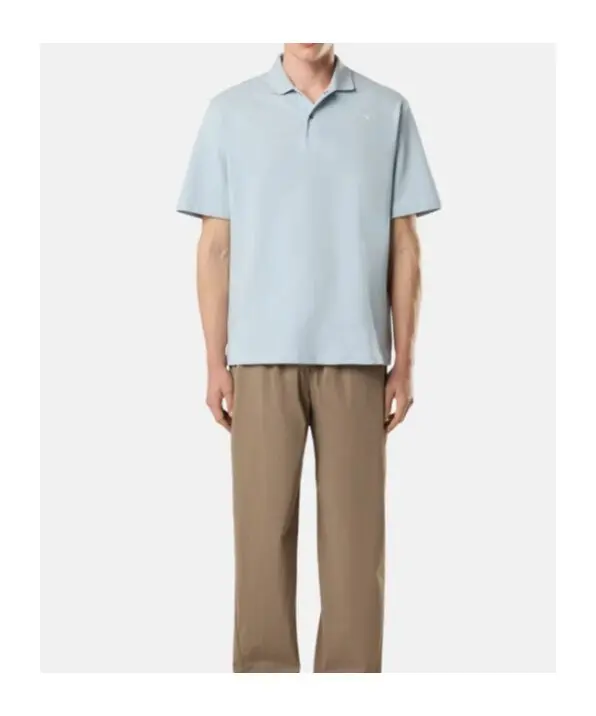 Stone Island Regular-fit Short-sleeve Polo With Snap Fastening