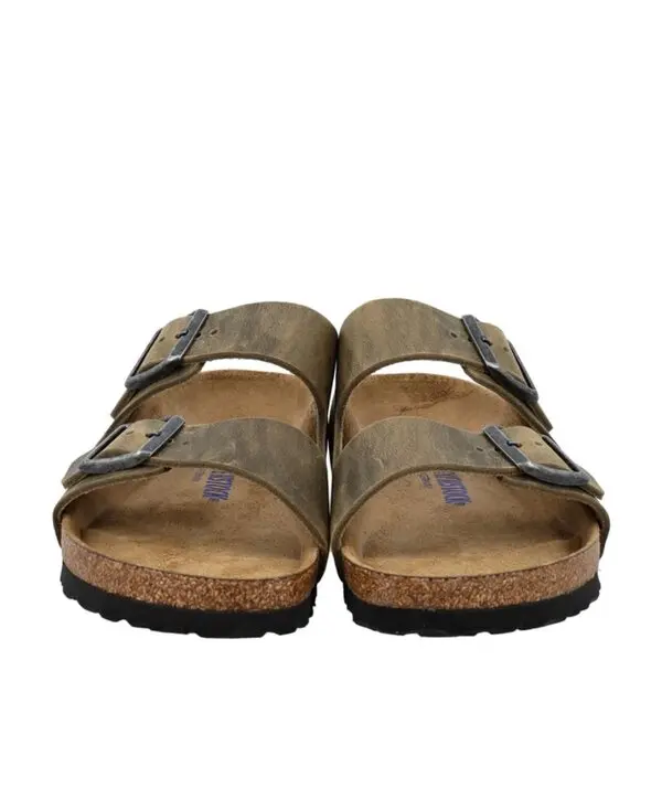 BIRKENSTOCK Arizona Buckle-fastened Slip-on Sandals - Black
