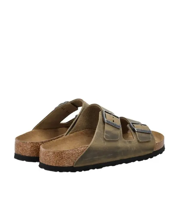BIRKENSTOCK Arizona Buckle-fastened Slip-on Sandals - Black