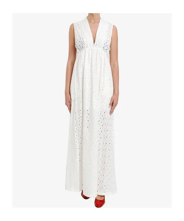 SEMICOUTURE V-neck Sleeveless Dress