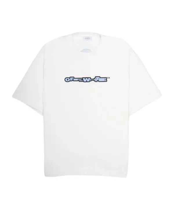 Off-White Baseball Arrow Skate Crewneck T-shirt - White