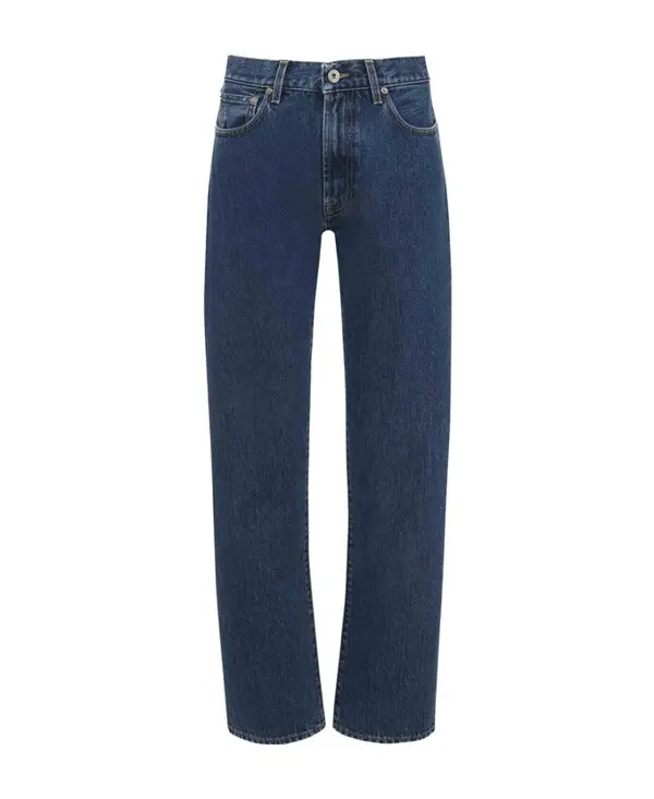 J.W.ANDERSON Jw Anderson Logo Patch Straight-leg Jeans - Blue