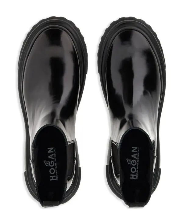Hogan Round-toe Ankle Boots