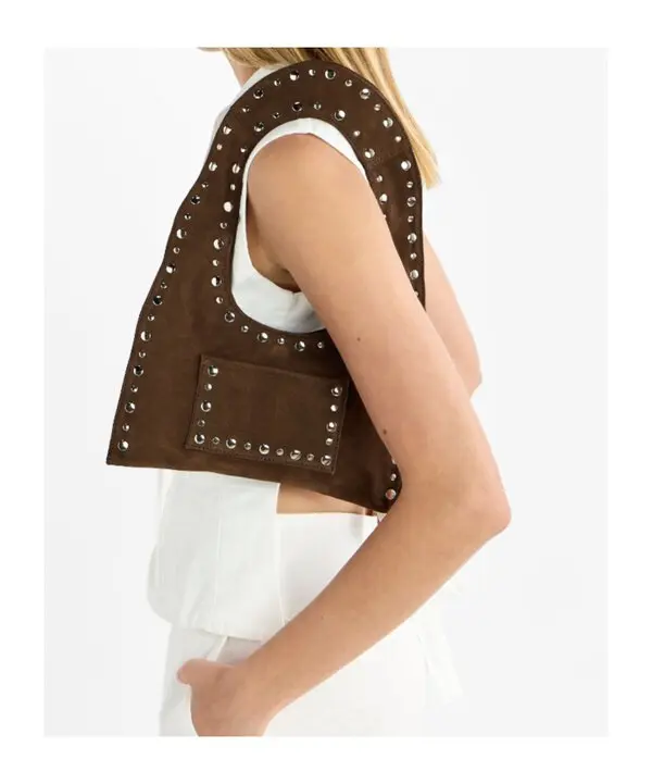 Gimaguas Studded Shoulder Bag