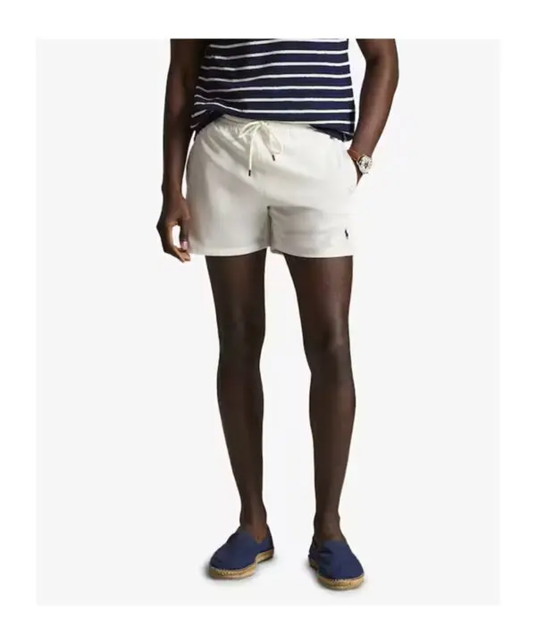 Polo Ralph Lauren Logo Embroidered Drawstring Swim Bottoms