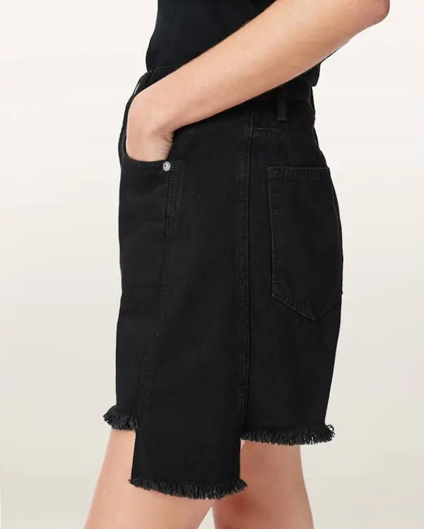 ALLSAINTS Frankie High Waisted Denim Shorts