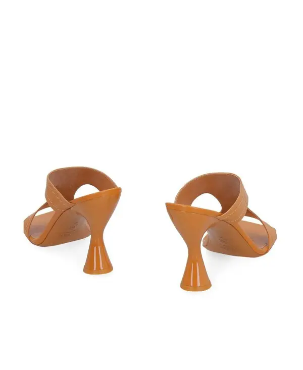 By Far Nadia Cut-out Heeled Sandals
