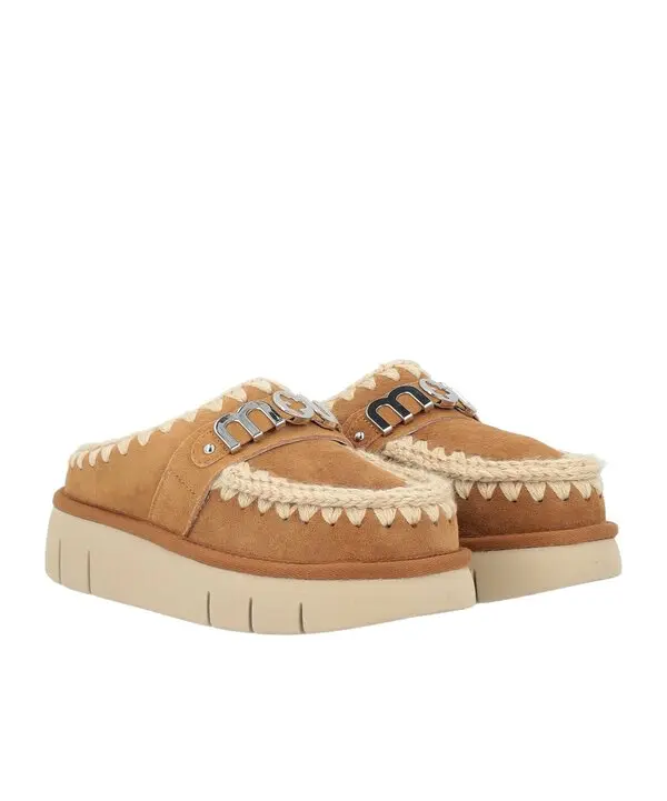 Mou Round-toe Mules