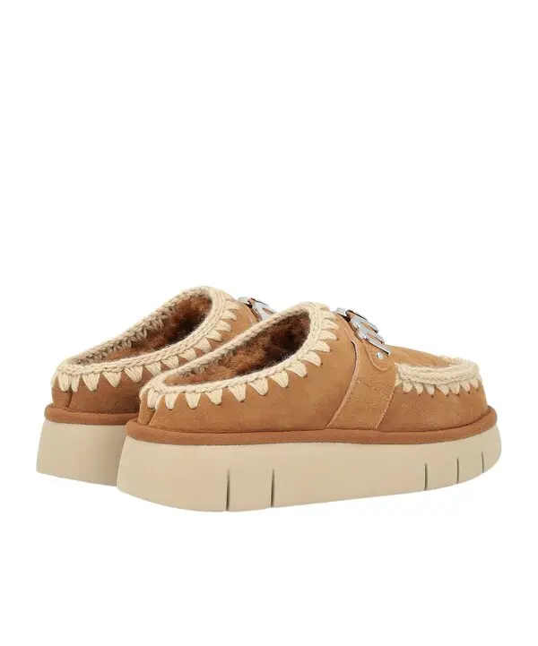 Mou Round-toe Mules