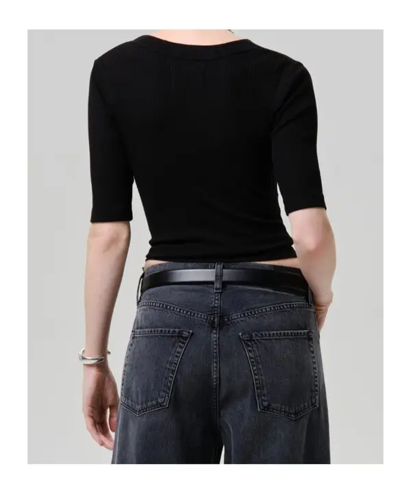 Citizens Of Humanity Nali Ribbed Henley Top
