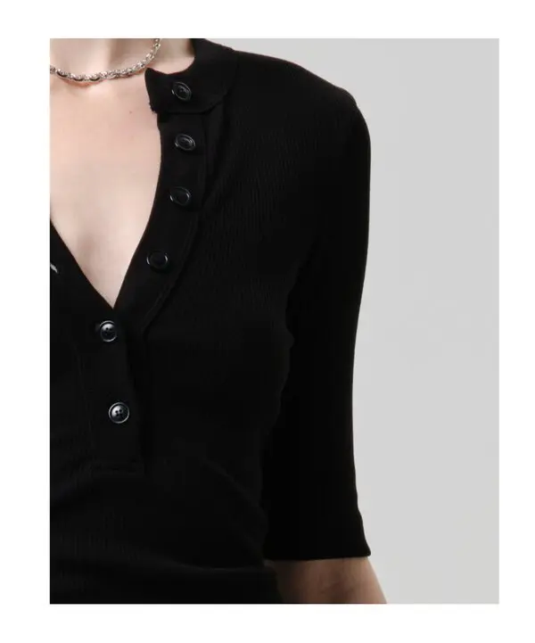 Citizens Of Humanity Nali Ribbed Henley Top