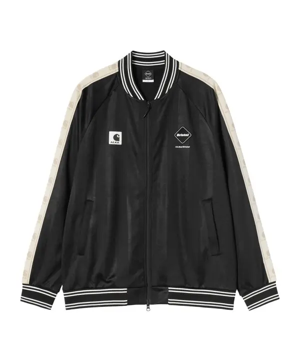 Carhartt Work In Progress Fcreal Bristol X Varsity Track Jersey Blouson - Black