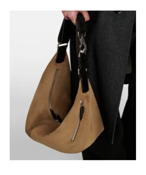 LEMAIRE Quiver Small Suede Shoulder Bag