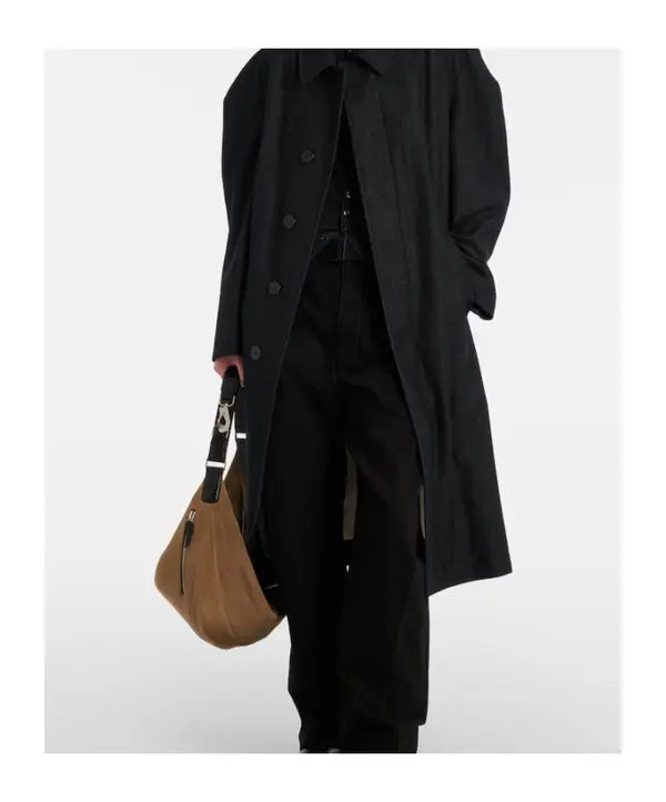 LEMAIRE Quiver Small Suede Shoulder Bag
