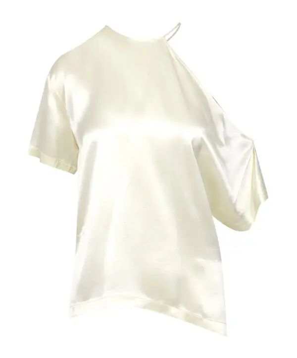 Erika Cavallini Asymmetrical Shoulder Blouse