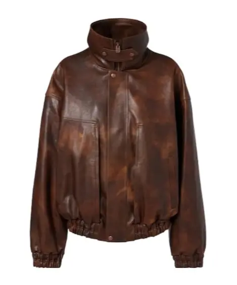 Magda Butrym Leather Blouson Jacket